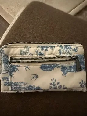 lug | Bags | Lug Blue And White Quilted Wallet | Poshmark